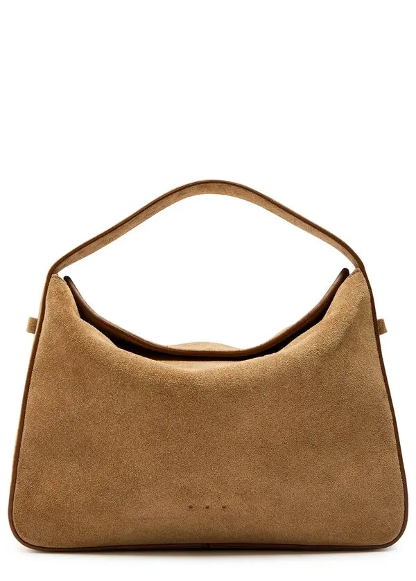 AESTHER EKME Soft Baguette Suede Cross-body Bag