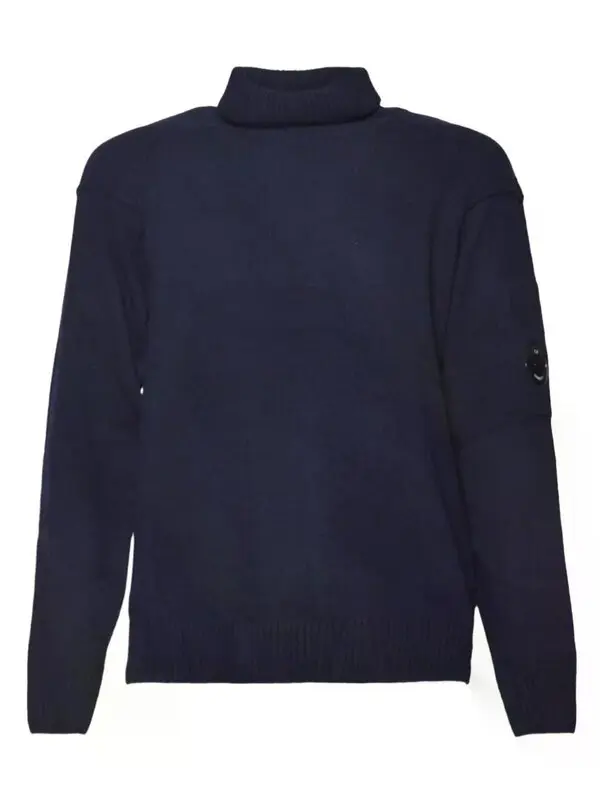 C.P. COMPANY Turtleneck Sweater With Lens Pocket