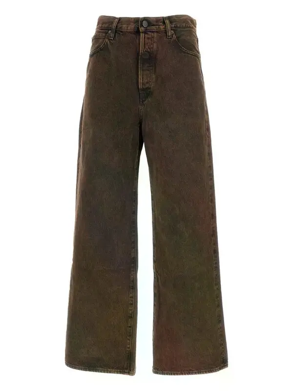 FRAME Five-pocket Wide-leg Jeans