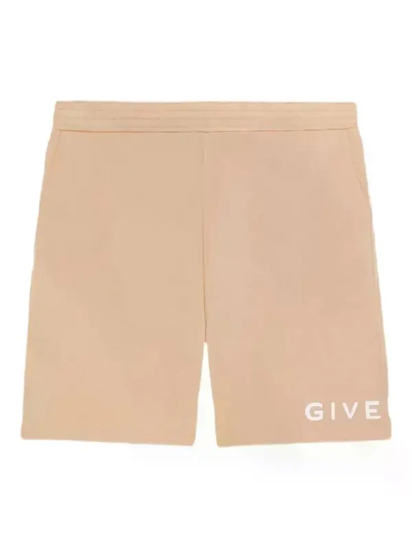 Givenchy Logo-embroidered Elastic-waist Shorts