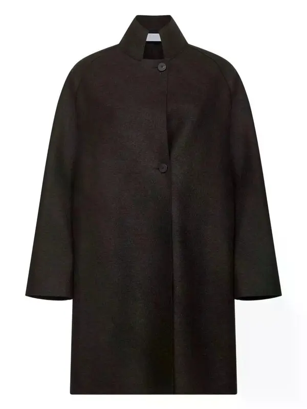 Harris Wharf London Raglan-sleeve Button Coat
