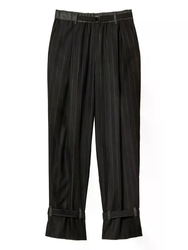 TWINSET Pinstripe Cuff-strap Trousers