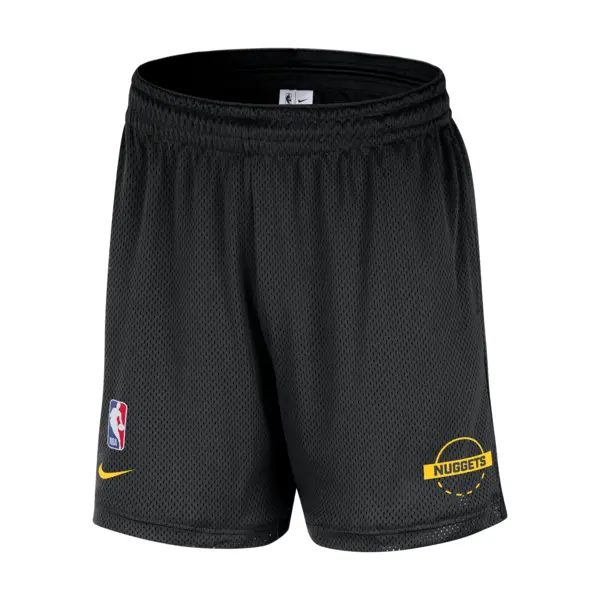 Nike Denver Nuggets Nba Mesh Shorts - Black