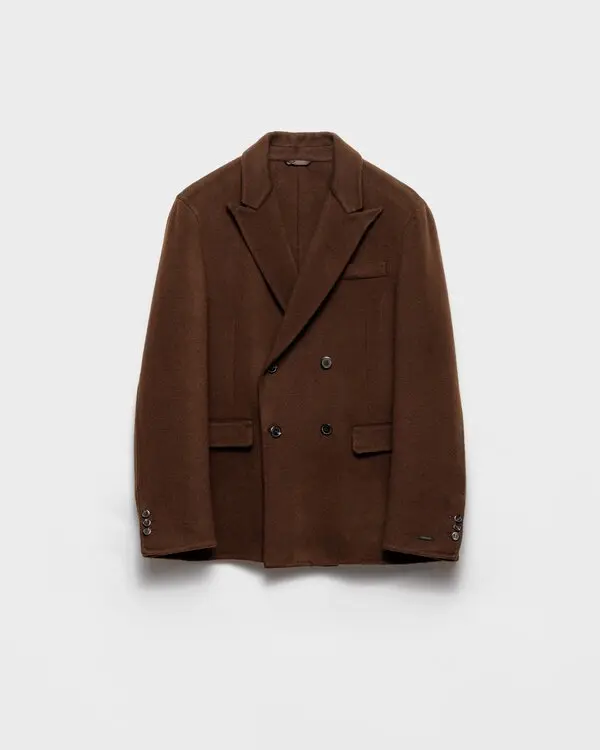 Prada Double-breasted Cashmere Jacket
