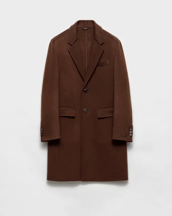 Prada Single-breasted Cashmere Coat