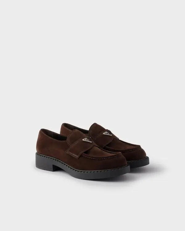 Prada Suede Loafers