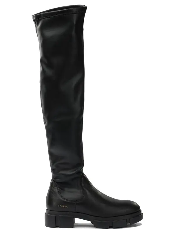 SUMMERY COPENHAGEN Leather Over-the-knee Boots