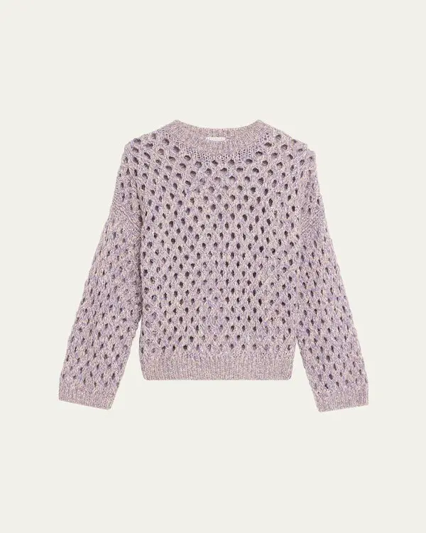 Brunello Cucinelli Cashmere Mohair Crewneck Sweater