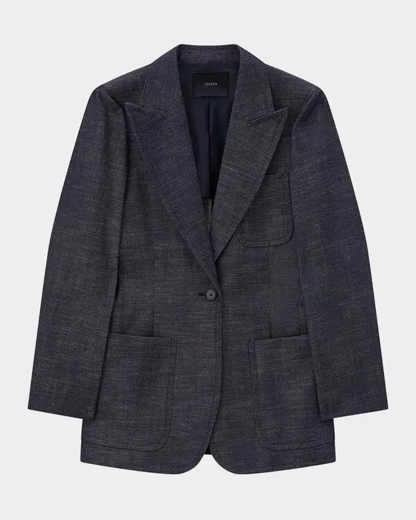 JOSEPH Cassini Single-button Denim Jacket