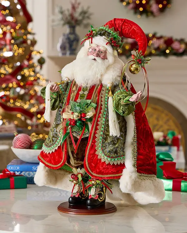 MARK ROBERTS Limited Edition Holly And Ivy Santa, 25