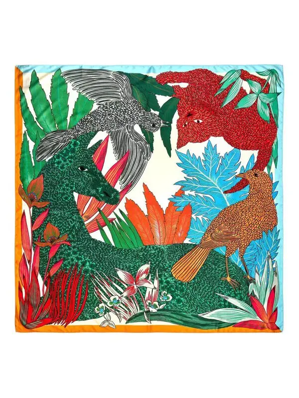Bimba Y Lola Animals Print Scarf