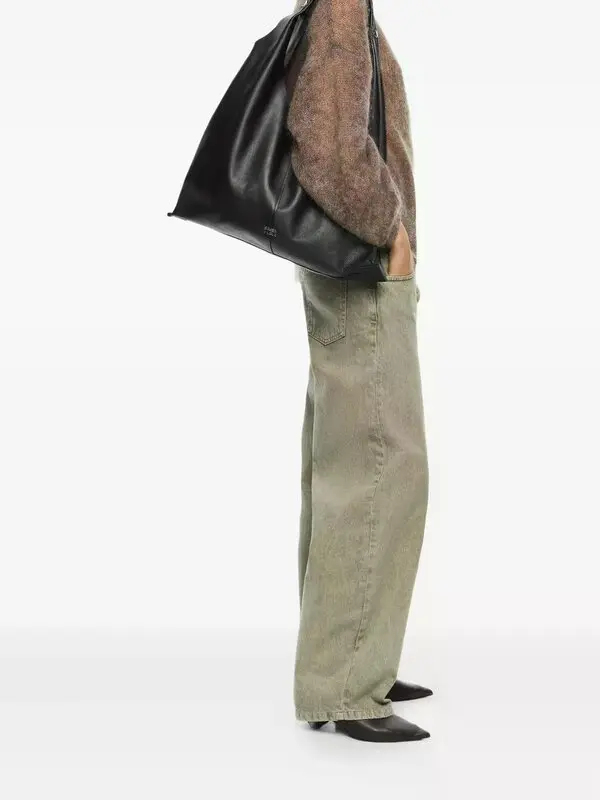 Bimba Y Lola Maxi Leather Shoulder Bag