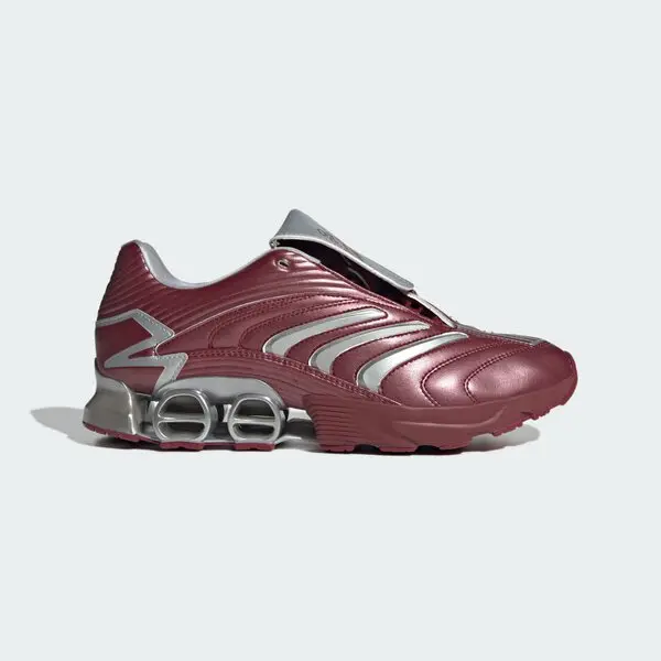 Adidas Predator Megaride Sneakers - Collegiate Burgundy / Silver Metallic / Light Solid Grey