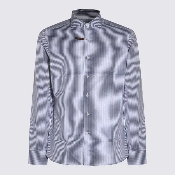 Canali Light Blue Cotton Shirt