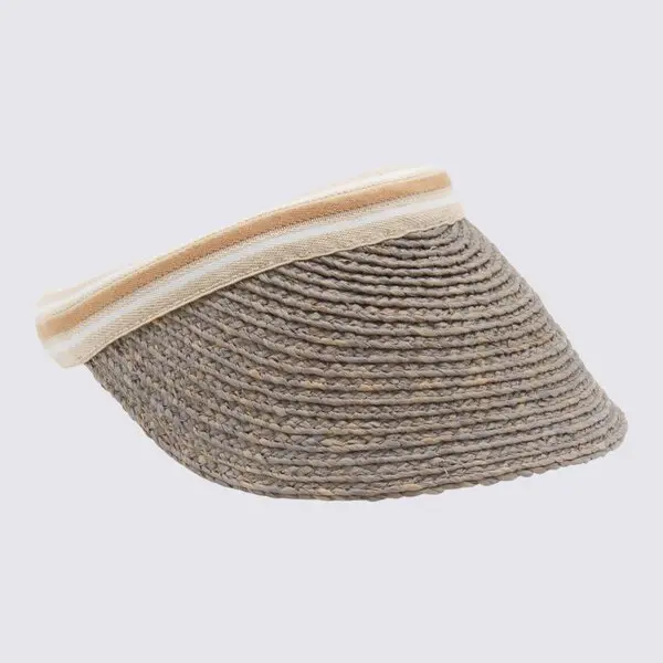 Helen Kaminski Melange Raffia Visor