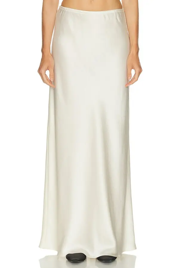 LESET Barb Bias Skirt