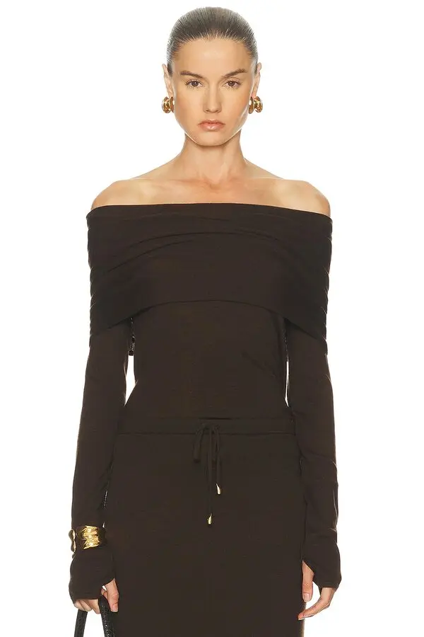 Cult Gaia Andre Top - Dark Java