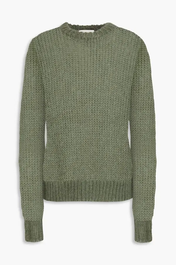 Zimmermann Ribbed Mohair-blend Sweater