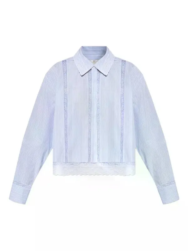 LoveShackFancy Delano Lace-trimmed Shirt