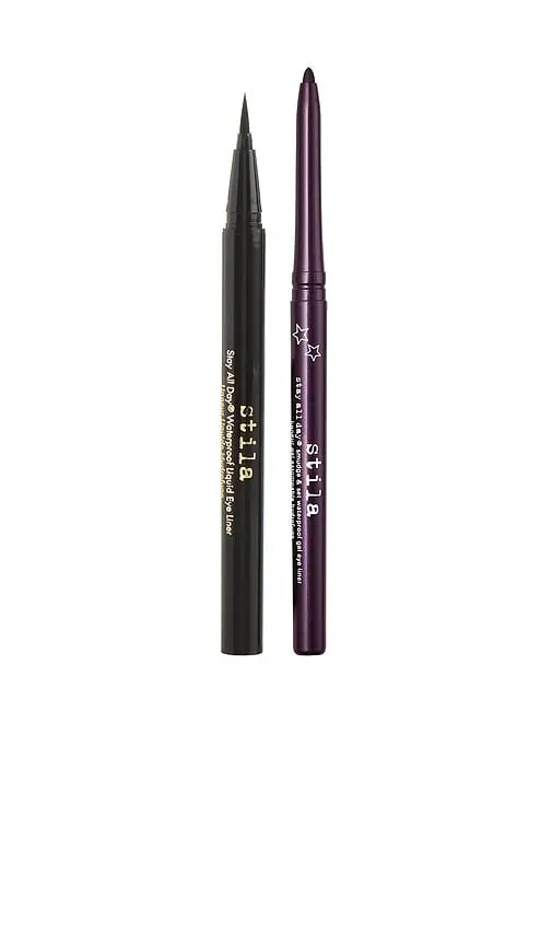 STILA Eye Love This Stay Day Eye Liner Duo - Plumfull & Intense Black