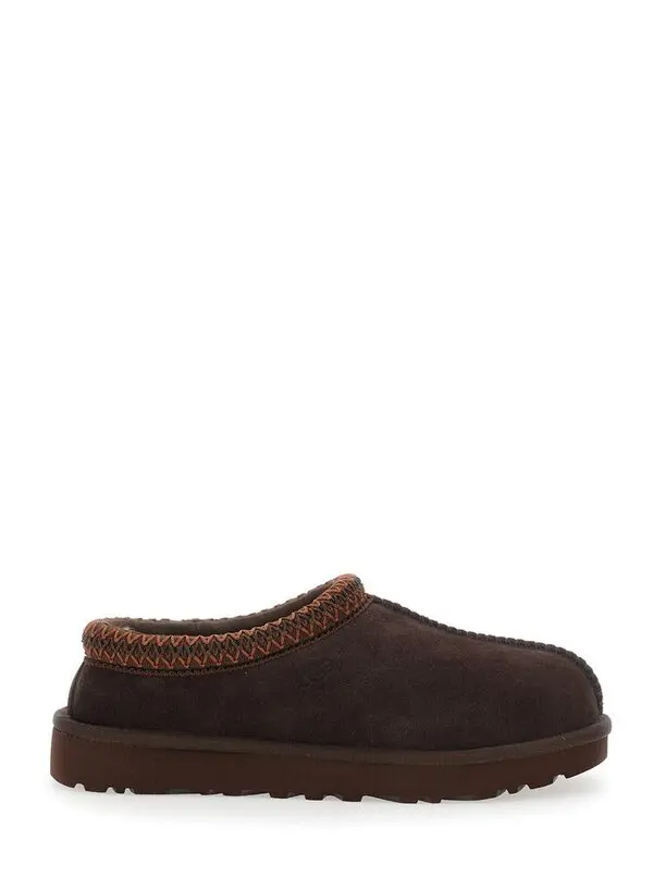 UGG Tasman Suede Mules With Embossed Logo