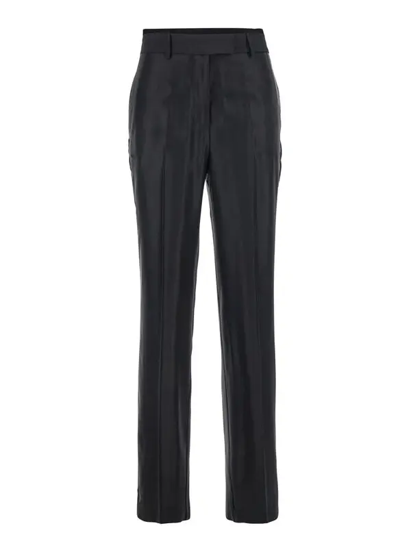 SEMICOUTURE Wool Blend Pants With Belt Loops