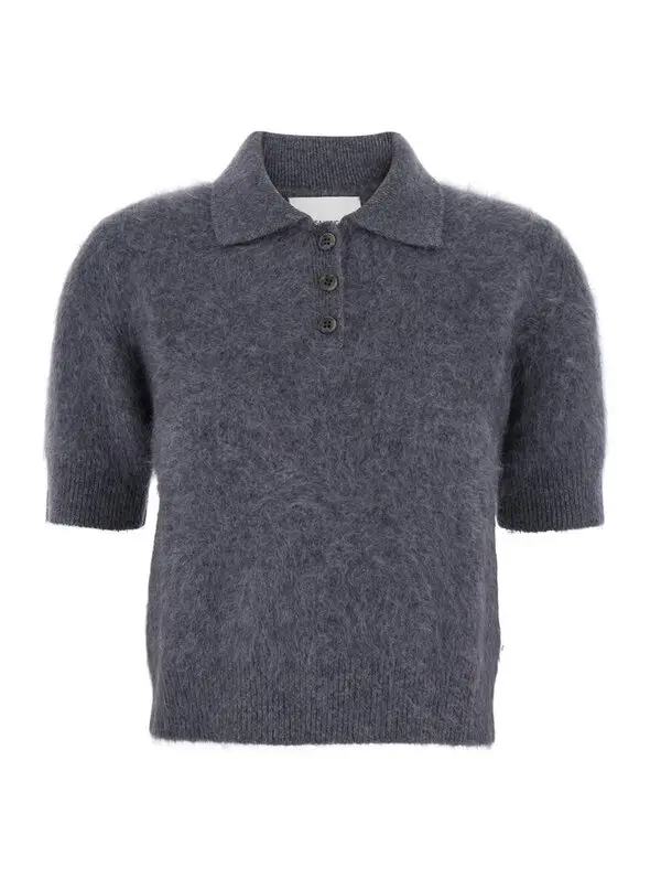 LISA YANG Carolyn Cashmere Polo Shirt