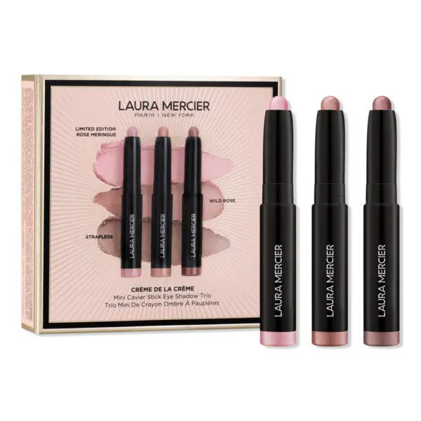Laura Mercier Creme De La Creme Mini Caviar Stick Eye Shadow Trio - One-color