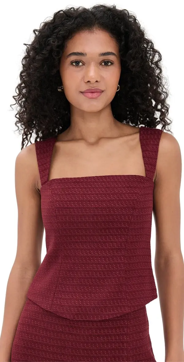 Amanda Uprichard Ceronne Top - Russet