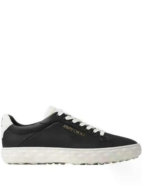 JIMMY CHOO X Malbon Diamond Leather Sneakers - Blue