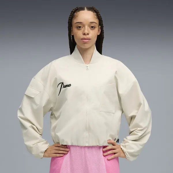 PUMA Stewie Timeless Basketball Bomber Jacket