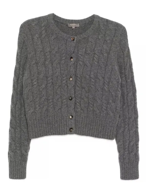 N.peal Cashmere Cardigan - Grey