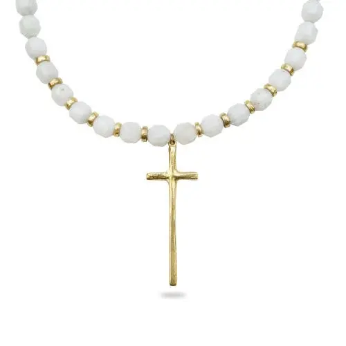 COLLECTION 1304 Heavenly Cross Gold-filled Necklace