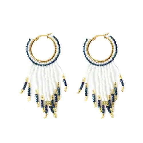 FOSTERIE Armada Fringe Embera Earrings