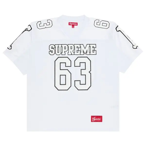 Supreme Bones Football Jersey - White