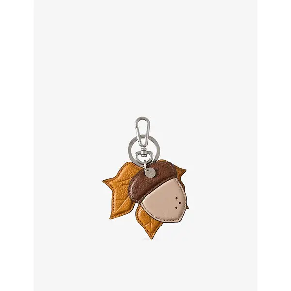 Mulberry Acorn Leather Keyring