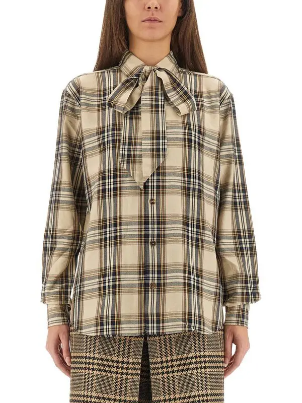 Saint Laurent Cassandre Lavallière Shirt