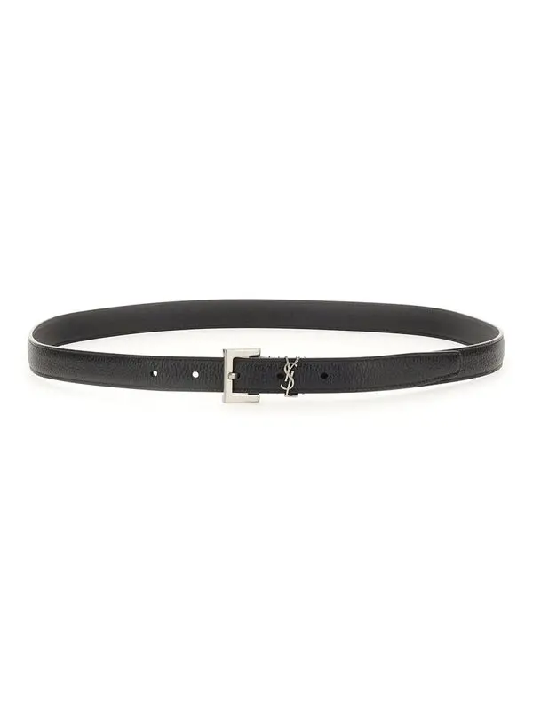 Saint Laurent Cassandre Skinny Belt