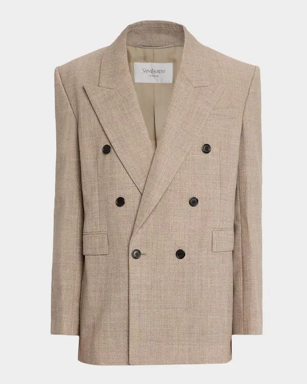 Saint Laurent Double-breasted Blazer Jacket