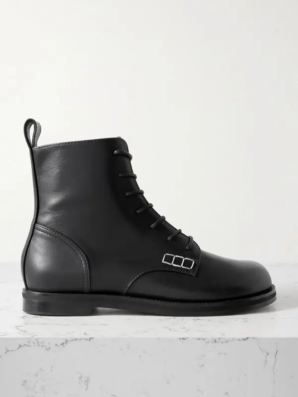 JW Anderson Loafer Leather Ankle Boots