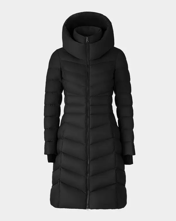 Soia & Kyo Lita-u Down Fit-and-flare Coat