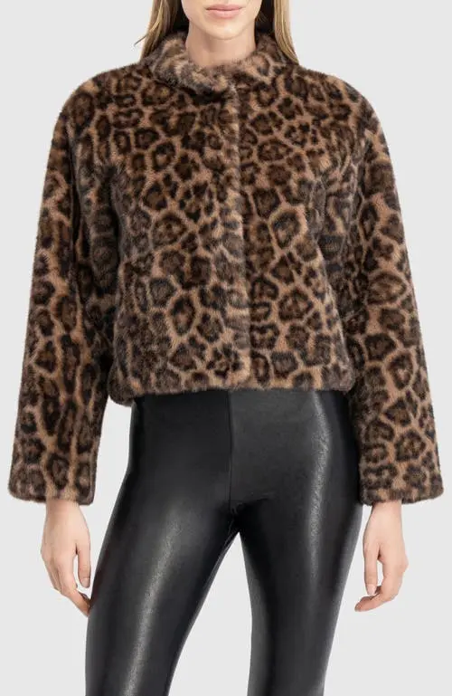 LYLA GRANT Fur-free Mink Collarless Jacket