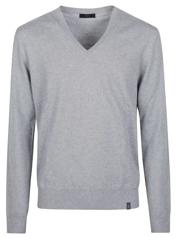 FAY V-neck Virgin Wool Sweater