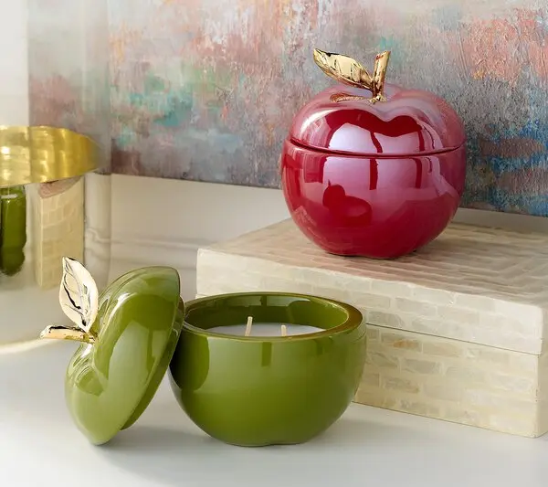 HOMEWORX BY SLATKIN + CO. As Is S/2 4oz Fall Farm Candles