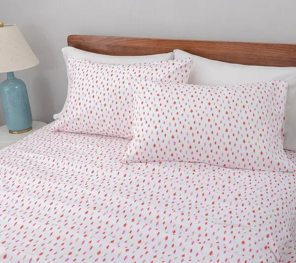 BERKSHIRE BLANKET As Is Berkshire Artist Series Brushed Sheet Set Queen