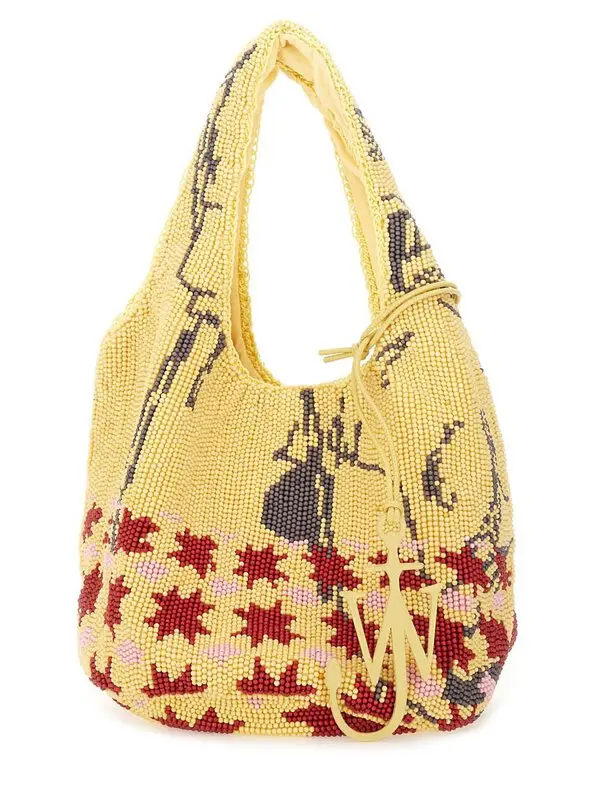 JW Anderson Mini Beaded Tote Bag - Multicolour