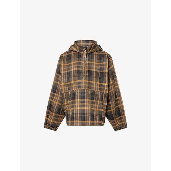 HERESY Relaxed-fit Check Woven Jacket