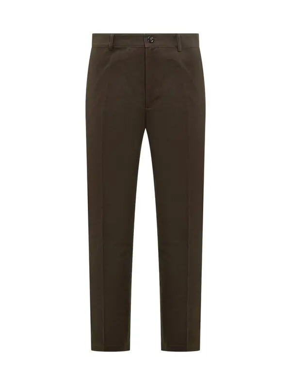Burberry Slim-fit Stretch Cotton Trousers