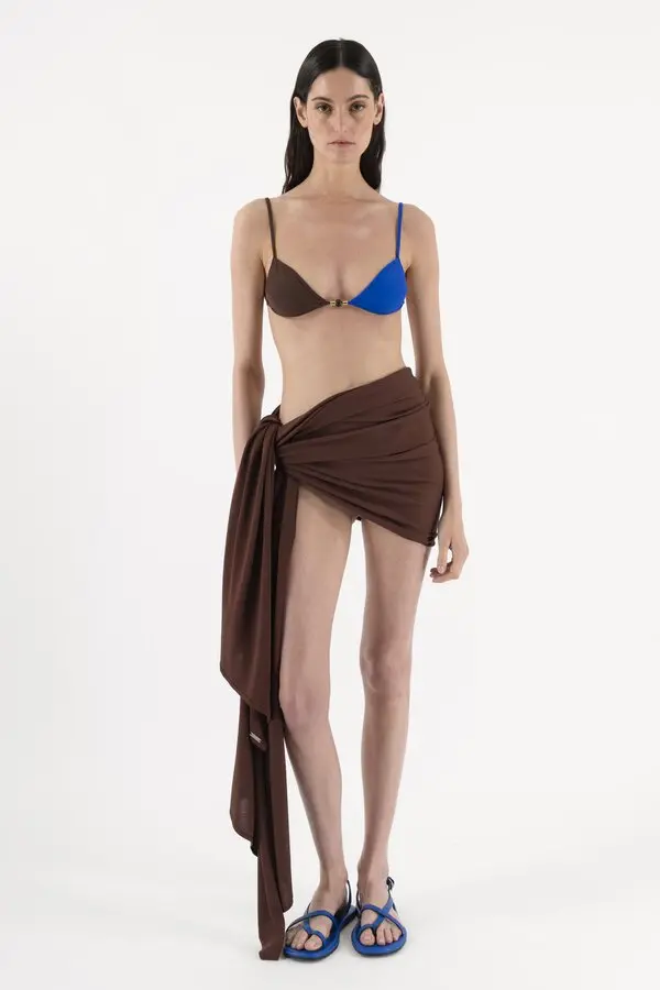 Arakii Beaded Mini Bikini Top