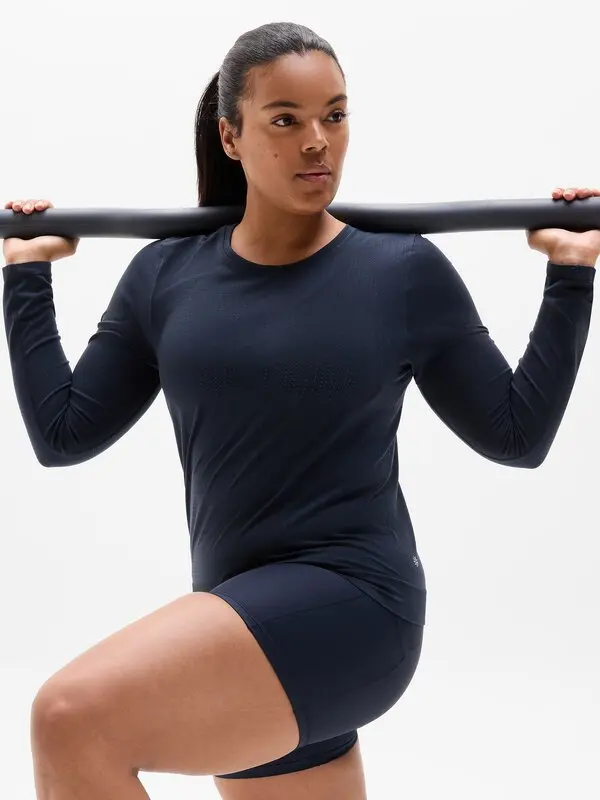 Athleta In Motion Seamless Top - Eclipse